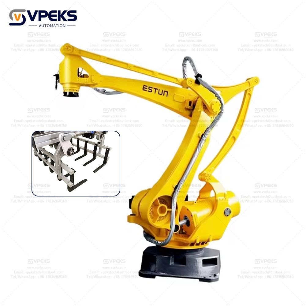 Kecepatan Mesin Depalletizer Transfer Otomatis Dengan Lengan Robot